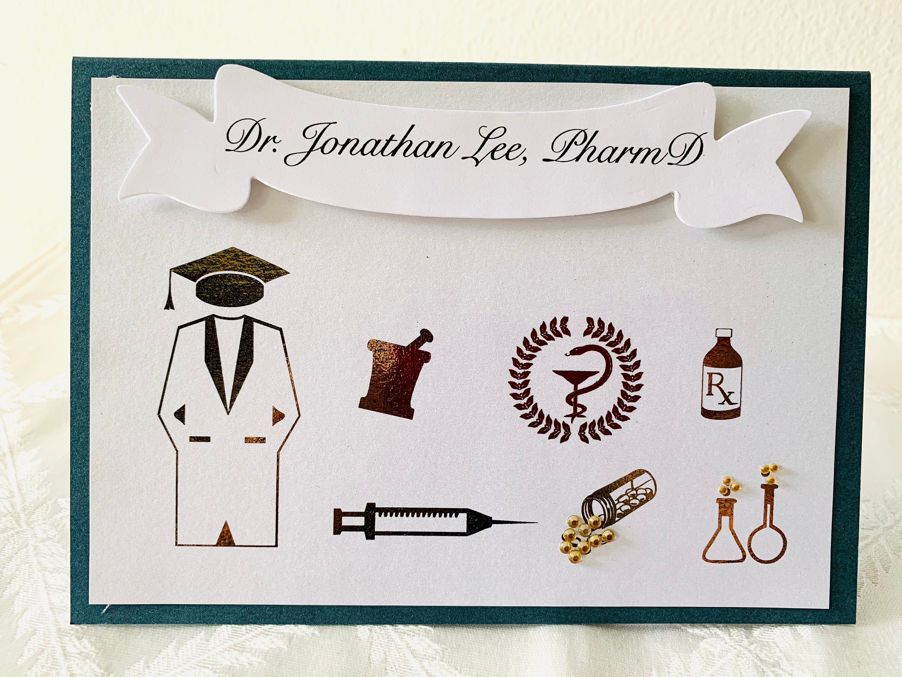 Personalized Pharmacist Congrats Graduation Card - Etsy