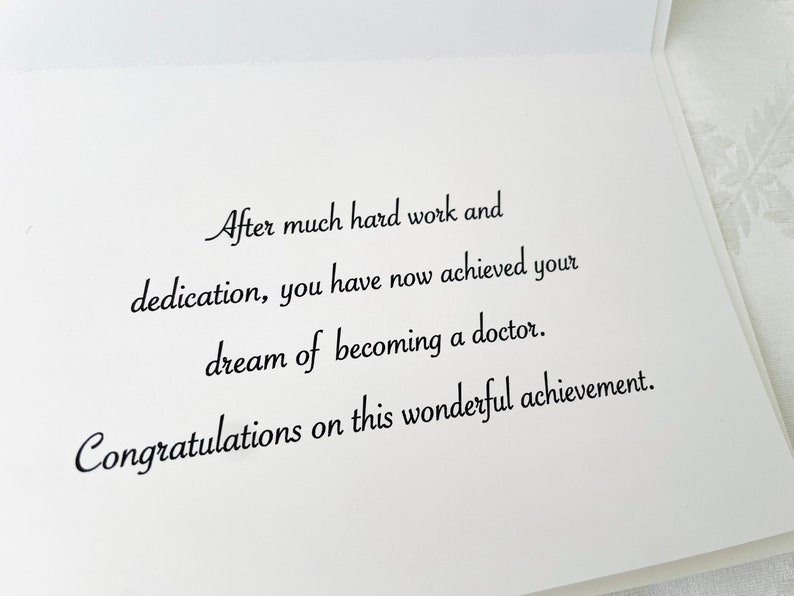 Personalized Medical Graduate Card | Doctor Graduation Gift - Etsy