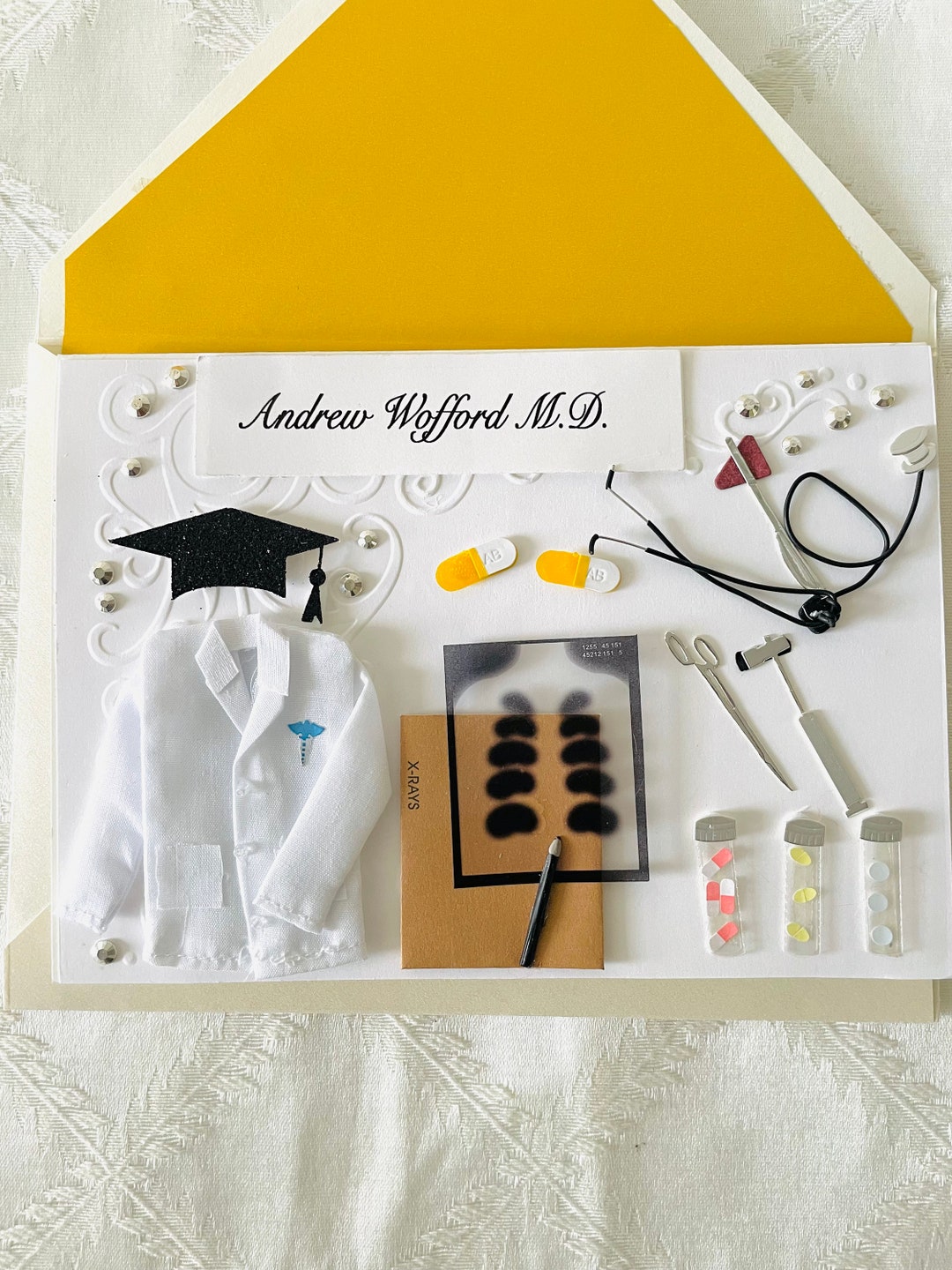 Personalized Graduate Card|medical Graduate|doctor - Etsy