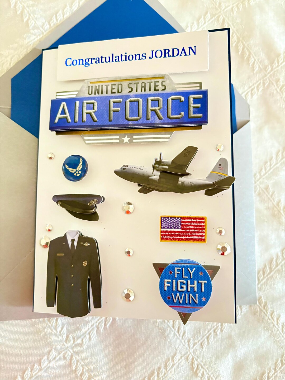 Air Force Graduation Card | Personalized Military Congrats | USAF Grad ...