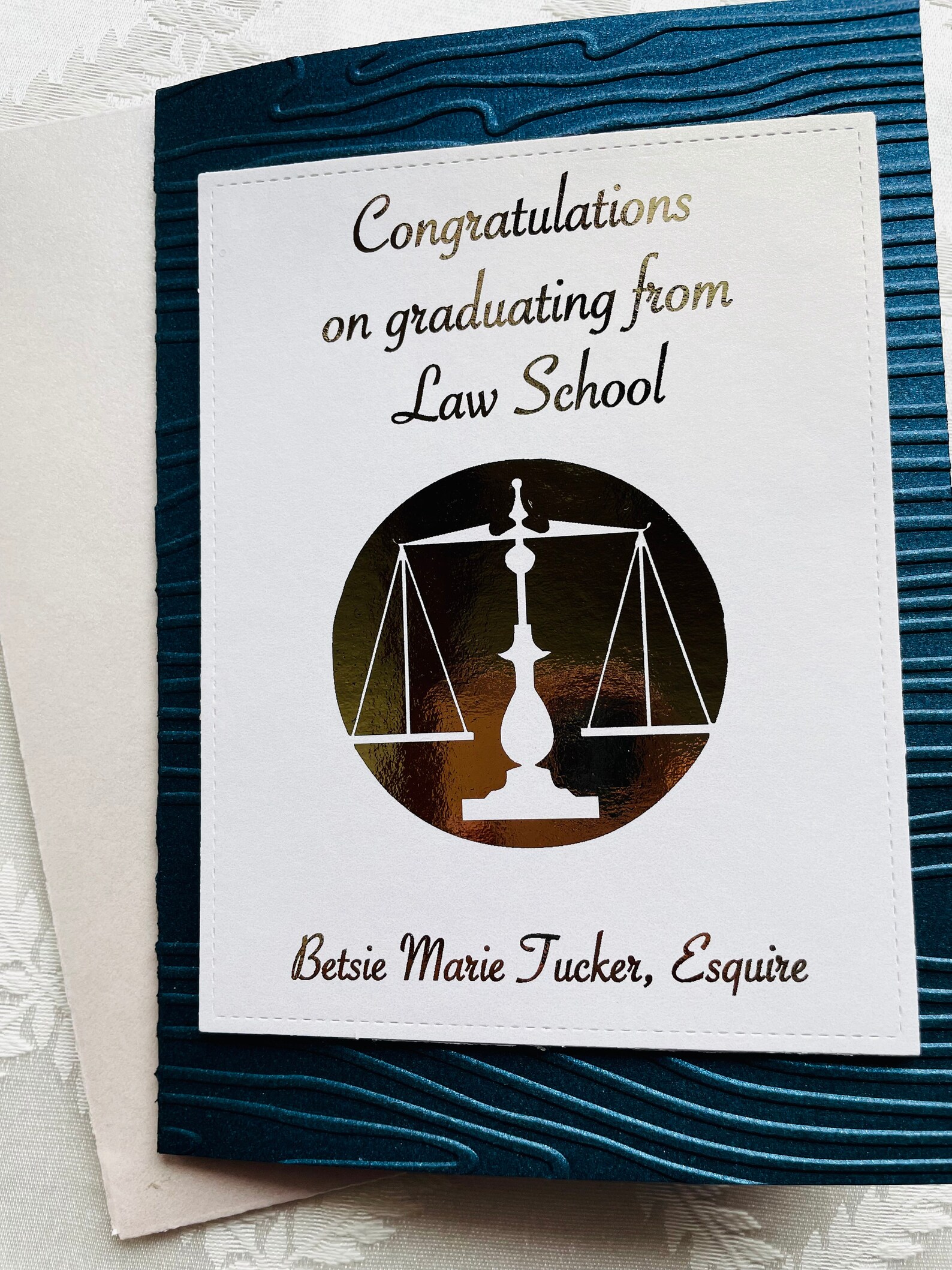 Law School Graduation Congratulations Cardfor Himfor - Etsy