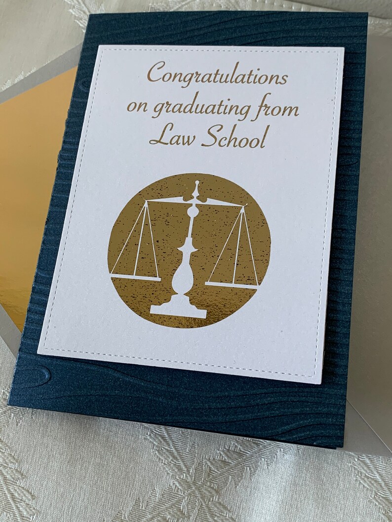 Law School Graduation Congratulations Cardfor Himfor - Etsy