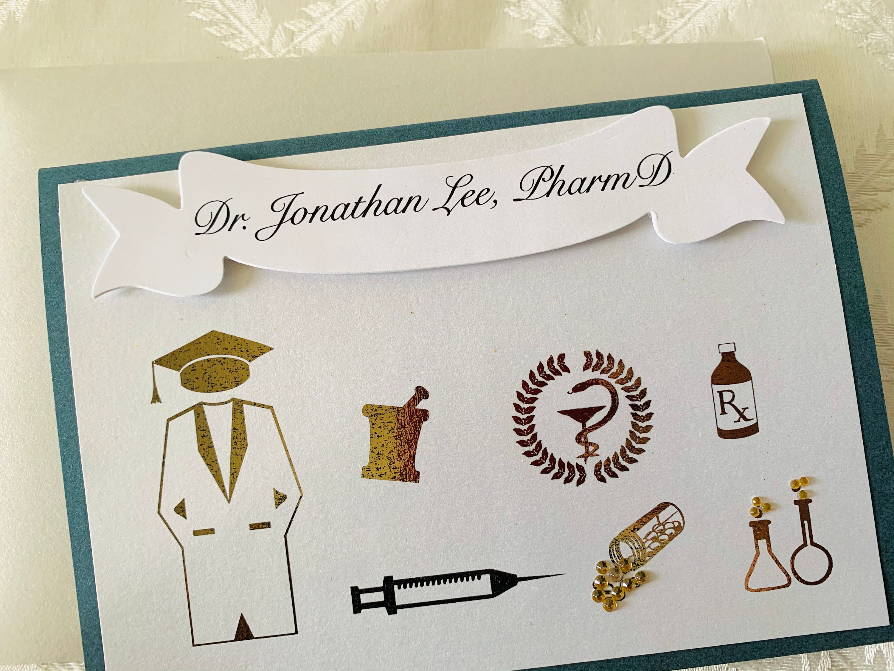 Personalized Pharmacist Congrats Graduation Card - Etsy