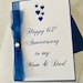 Sapphire Anniversary Card|65th Anniversary|parents - Etsy