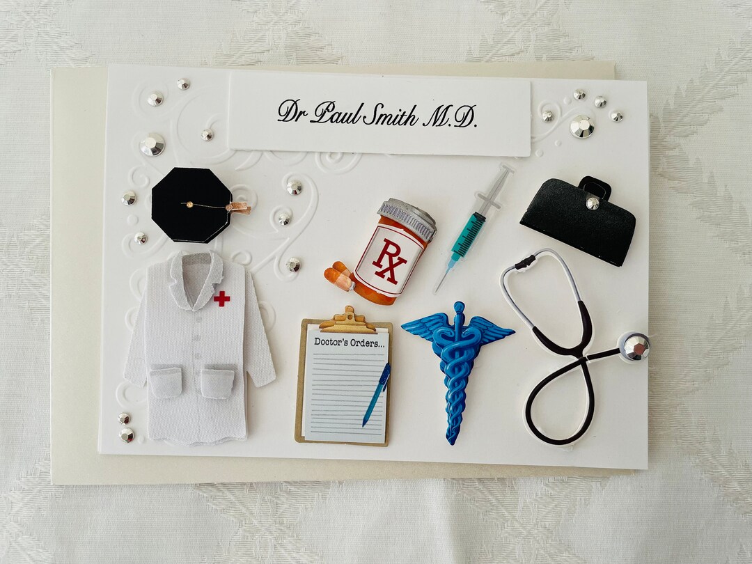 Personalized Medical Graduate Card |for Medical Graduate - Etsy