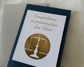 Law School Graduation Card - Etsy