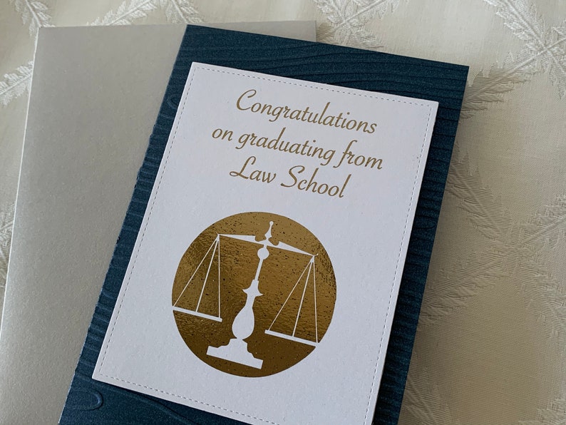 Law School Graduation Congratulations Cardfor Himfor - Etsy
