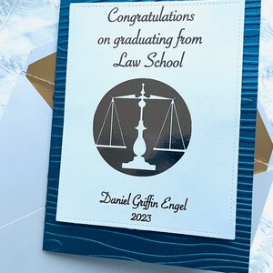 Law School Graduation Congratulations Cardfor Himfor Anyonefor Her - Etsy