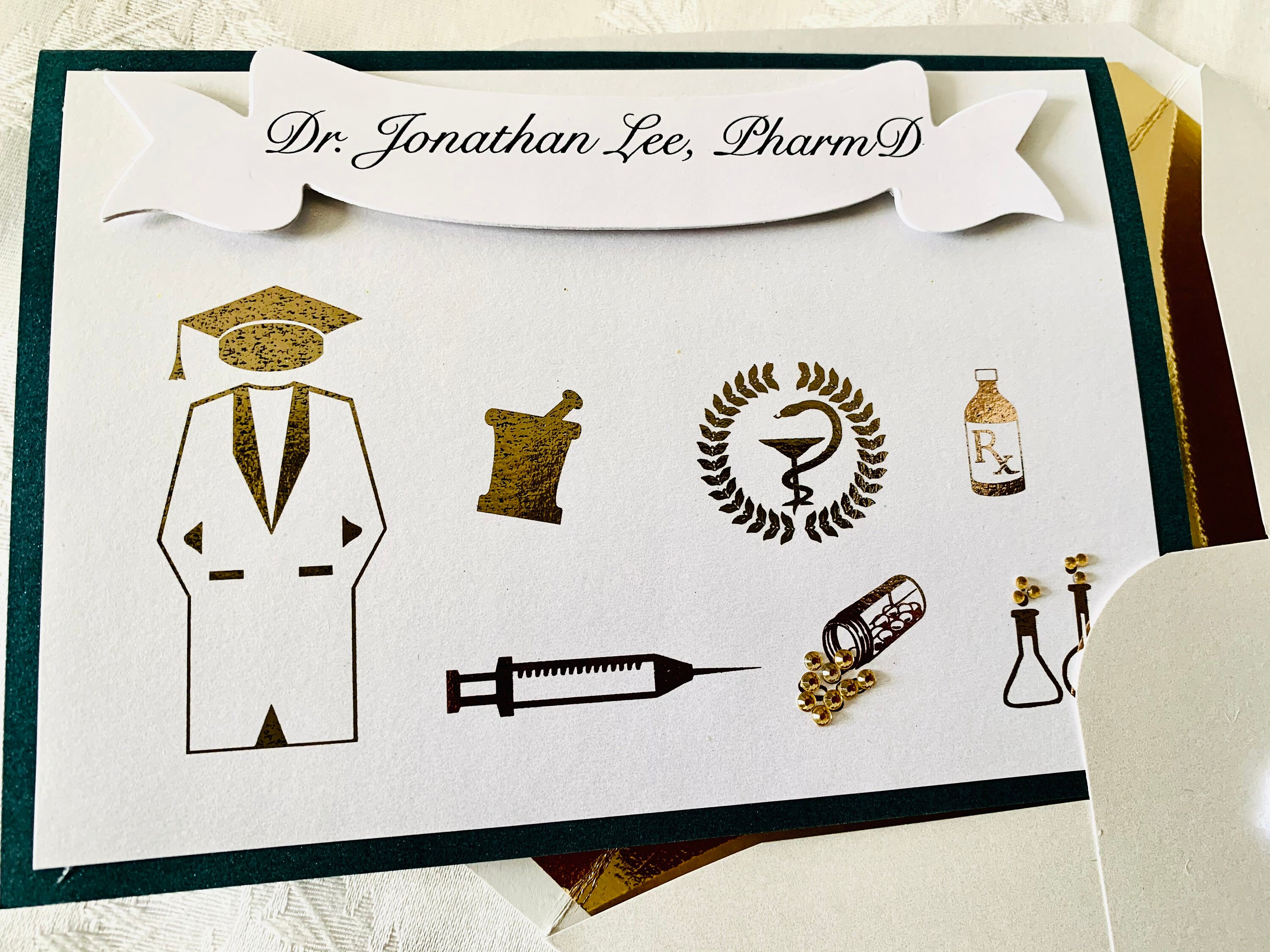 Personalized Pharmacist Congrats Graduation Card - Etsy