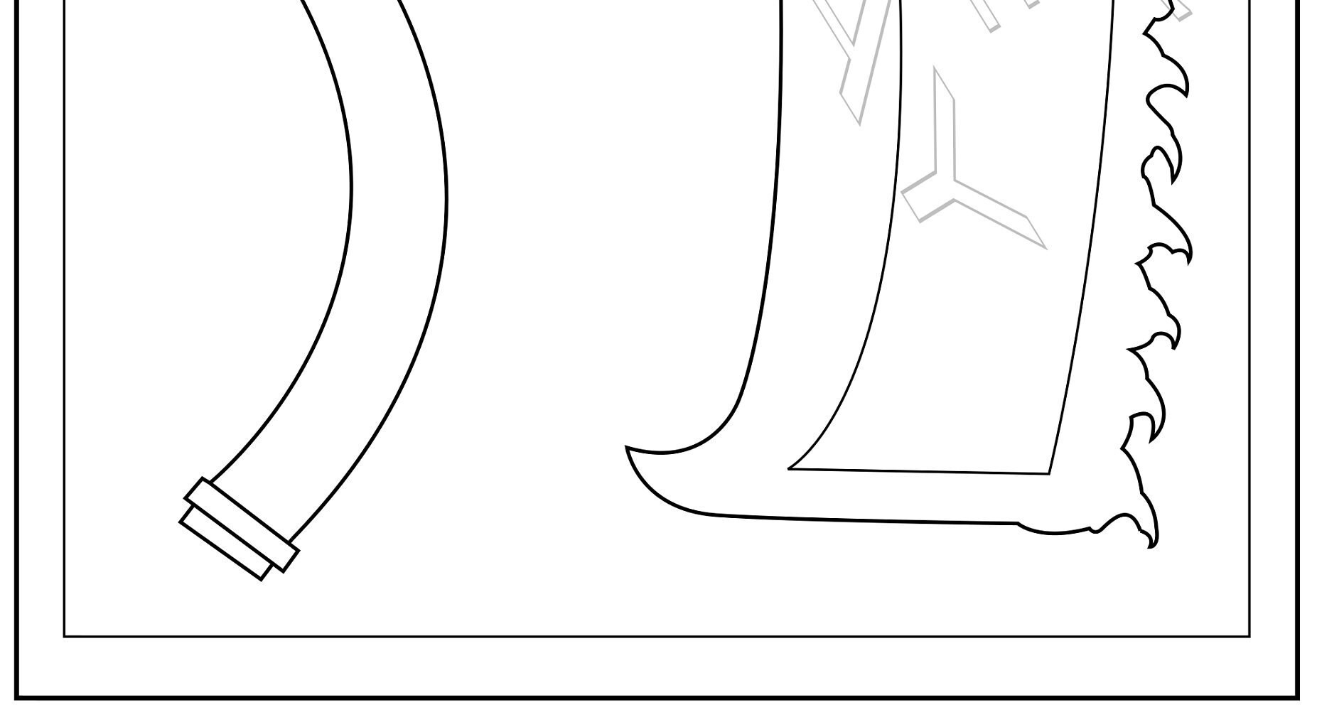 Bloodborne Saw Cleaver Blueprint - Etsy