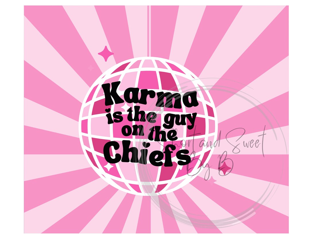 Pink Karma Tumbler Wrap PNG and PDF File for Sublimation - Etsy