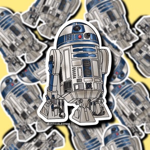 Star Wars Droid Assorted Stickers, R2D2, C3PO, BB8, BD1 - Etsy