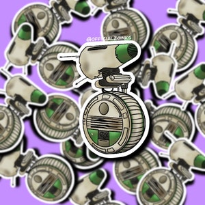 Star Wars Droid Assorted Stickers, R2D2, C3PO, BB8, BD1 - Etsy