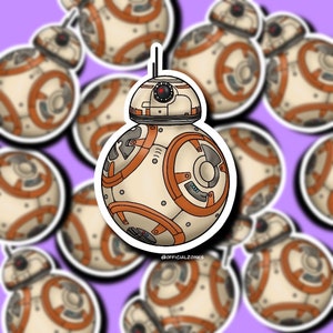 Star Wars Droid Assorted Stickers, R2D2, C3PO, BB8, BD1 - Etsy