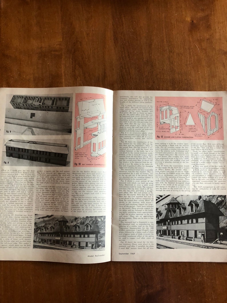 Model Railroad Magazine 1969 - Etsy