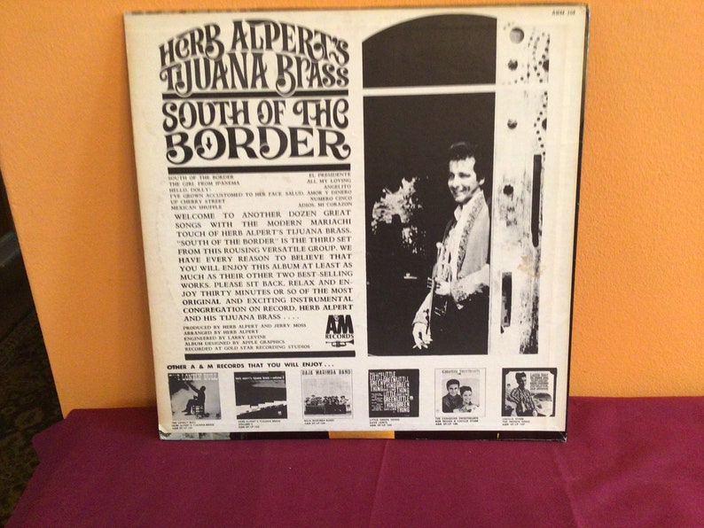 Herb Albert and Tijuana Brass south of the Boarder - Etsy