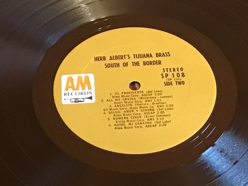 Herb Albert and Tijuana Brass south of the Boarder - Etsy