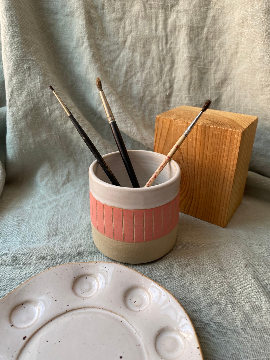 Hopies Stoneware Handmade Painters Cup, Coffee Mug, Ceramic Coffee Mug ...