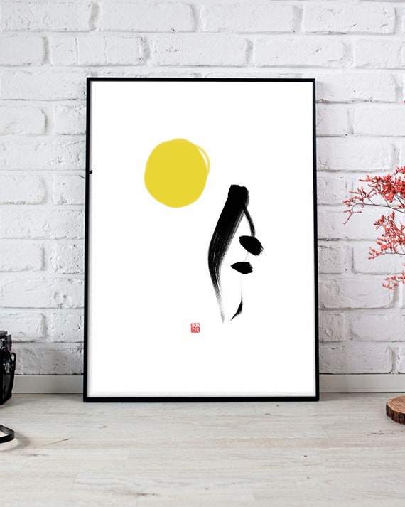 Japanese Kanji Printable Japanese Calligraphy Print Japanese - Etsy