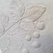 Tile Strawberry Cast. Botanical Decorative Unique Plaster Wall Art ...