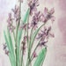 Tile Scilla Cast. Botanical Decorative Unique Plaster Wall Art Framу ...