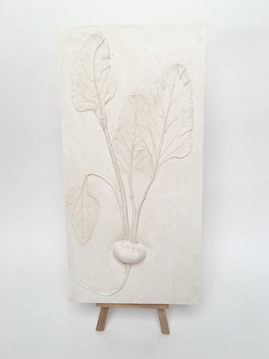 Tile Beet Cast. Botanical Decorative Unique Plaster Wall Art Frame Wood ...