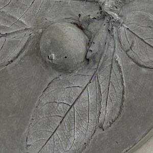 Tile Apple Tree Cast Concrete. Botanical Decorative Unique Plaster Wall ...