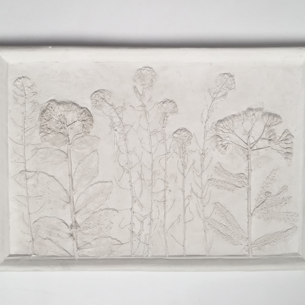 Flower Plaster Art - Etsy