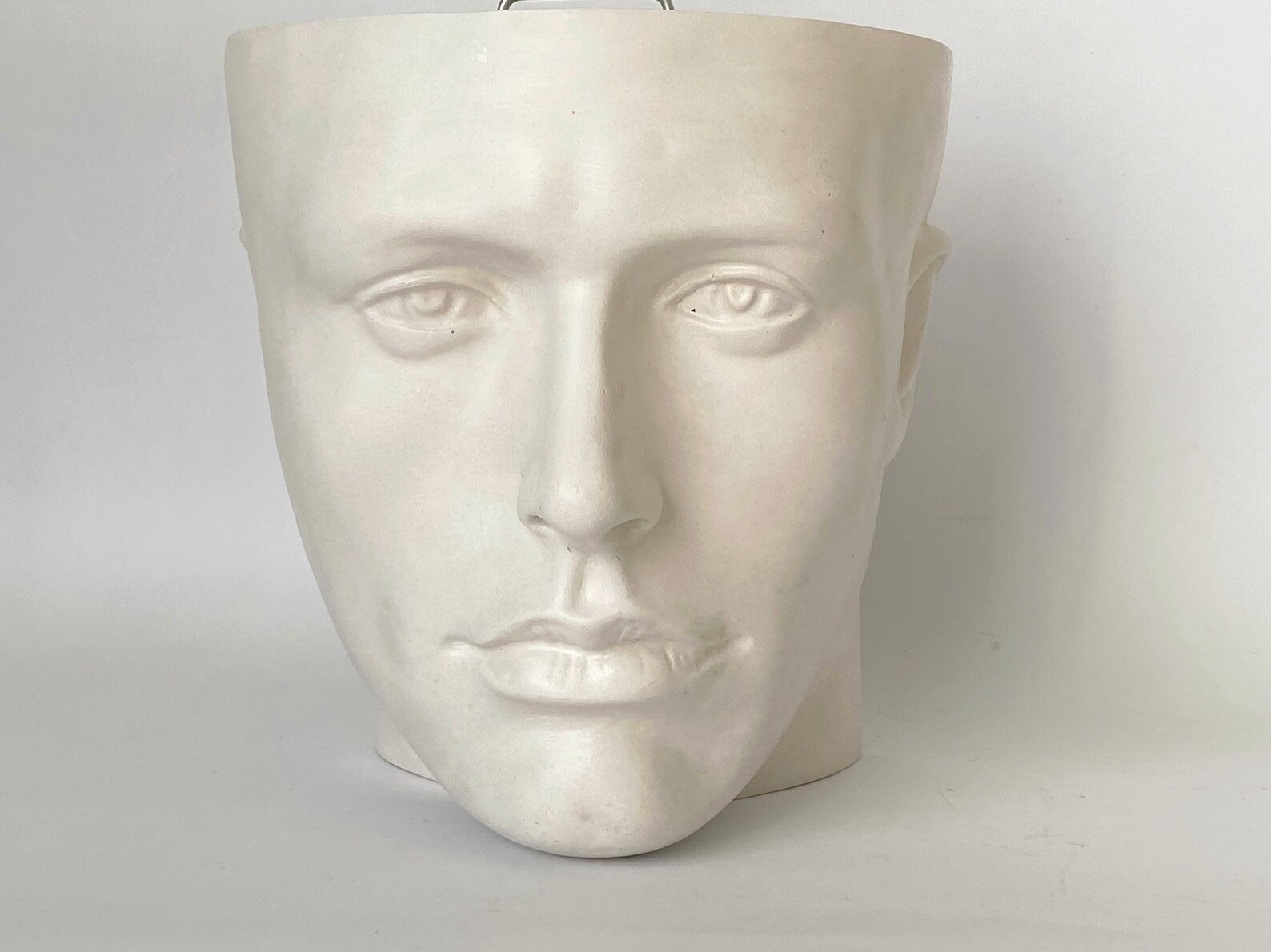 Head Planter Male Pot Face Wall Hang Table Vase Decorative Unique ...