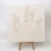 Tile Alliums Cast. Botanical Decorative Unique Plaster Wall Art Framу ...
