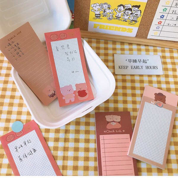 Korean Sticky Note - Etsy