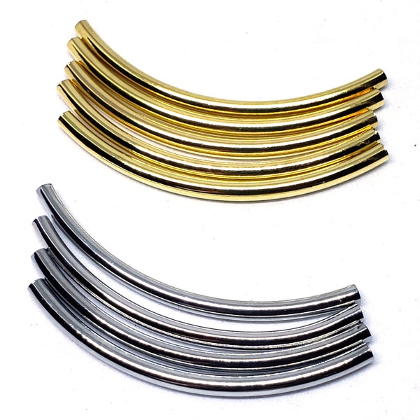 Metal Tube Beads - Etsy