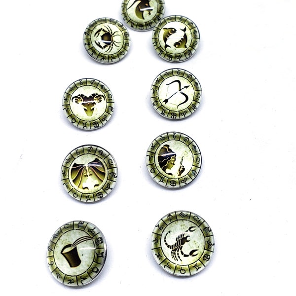 Zodiac Buttons - Etsy