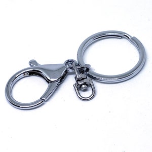 6pcs Large Keychain, Lobster Claw Clasp, Key Ring With Lobster Swivel ...