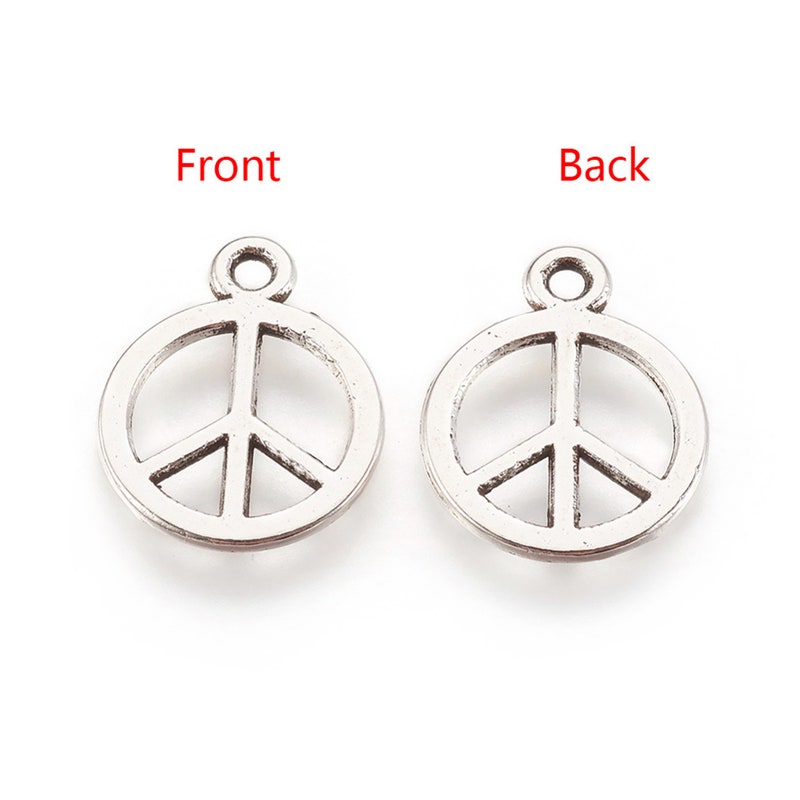 Tibetan Peace Sign Charms - Etsy