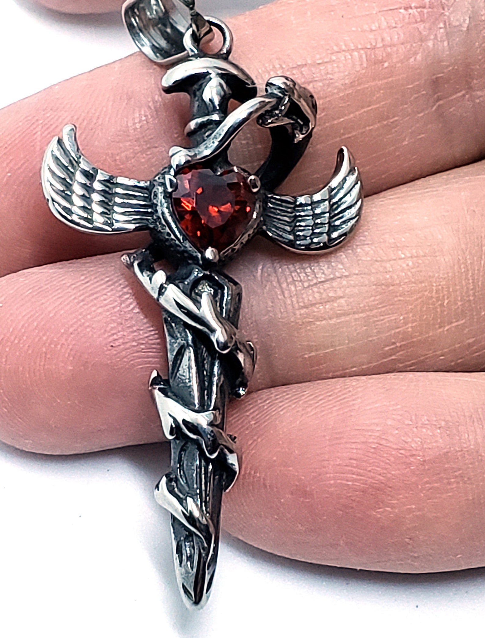 Snake Wing Sword Pendant Charm Jewelry Pendant DIY Charms - Etsy
