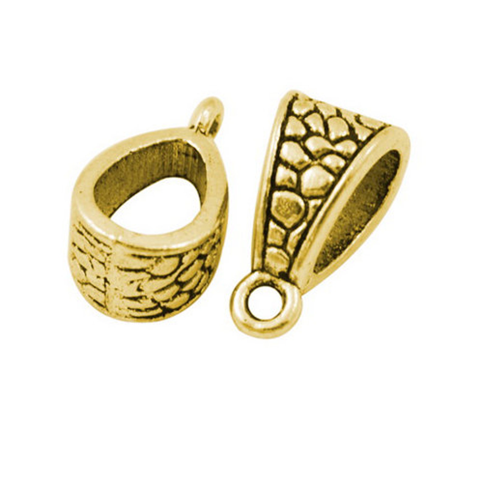 50pcs Bail Beads Tibetan Style Hanger Links for Pendants - Etsy