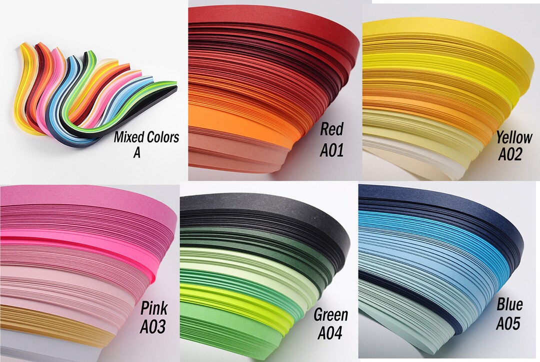 10MM 6 Color Quilling Paper Strips, Craft Supplies, Paper Crafts, Paper ...