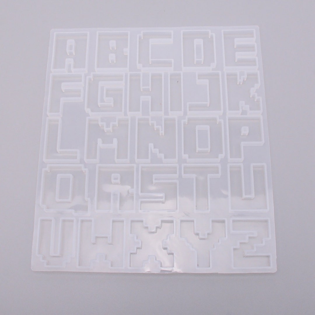 Alphabet Silicone Molds, Resin Casting Molds, for UV Resin, Epoxy Resin ...