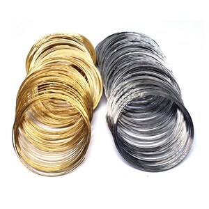 Stainless Steel Memory Wire, 55mm X 0.6mm, 40, 100 or 150 Circles ...
