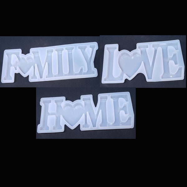 Silicone Love Word Molds - Etsy