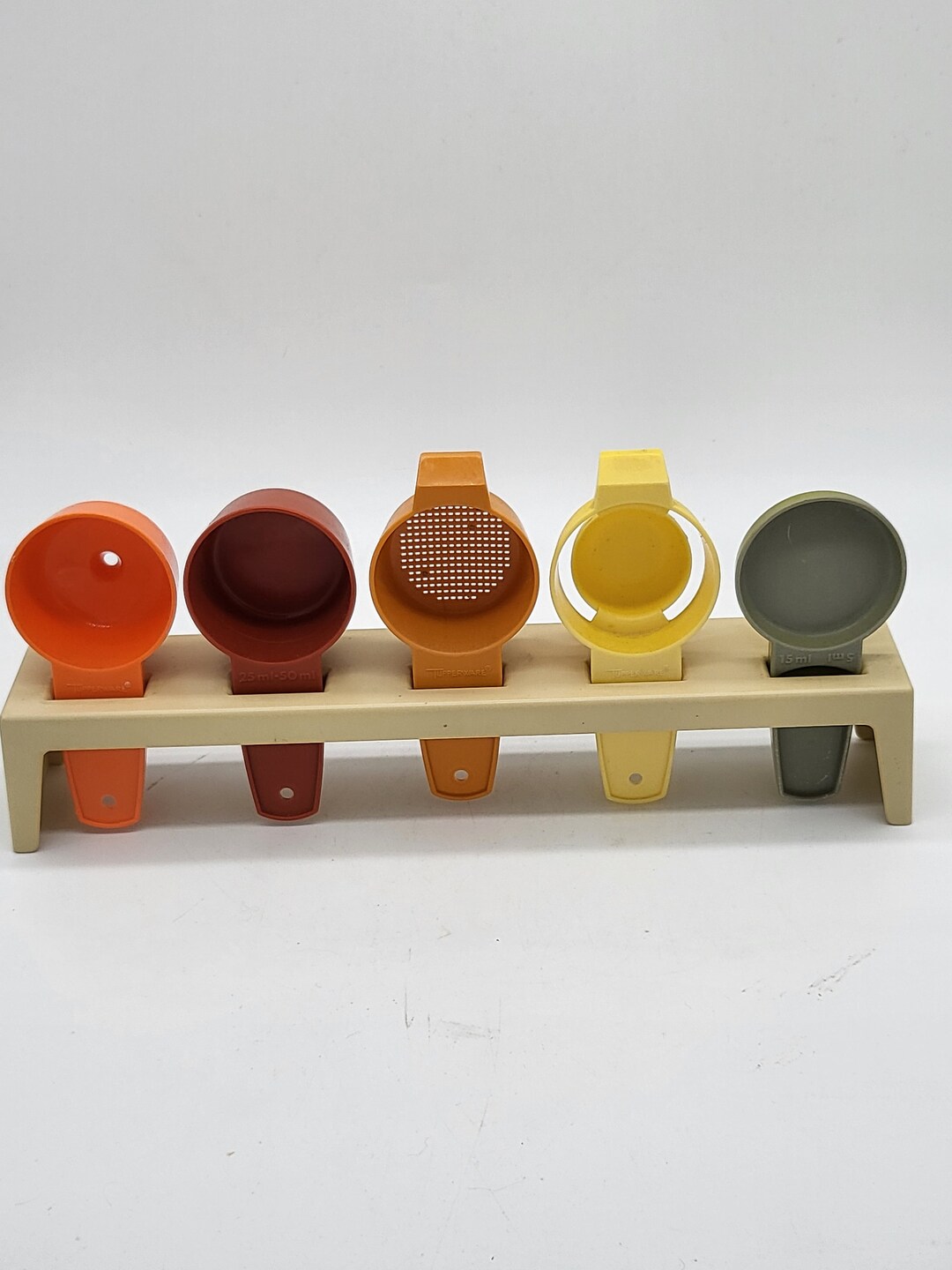 5 Vintage Tupperware Miniature Spoons and Utensils and Their - Etsy