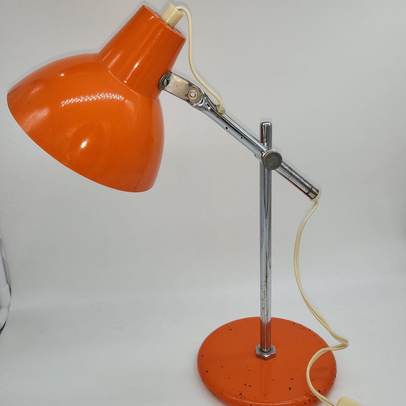 Orange Desk - Etsy
