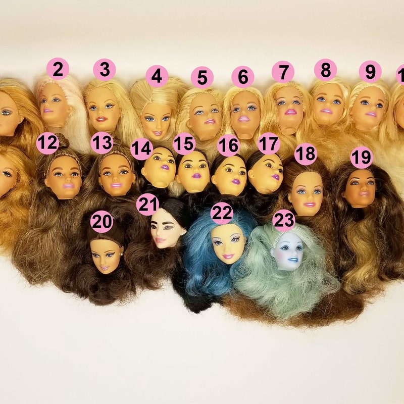 Barbie Heads - Etsy