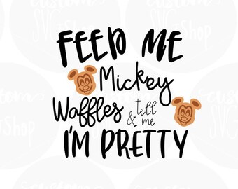 Mickey Waffles - Etsy