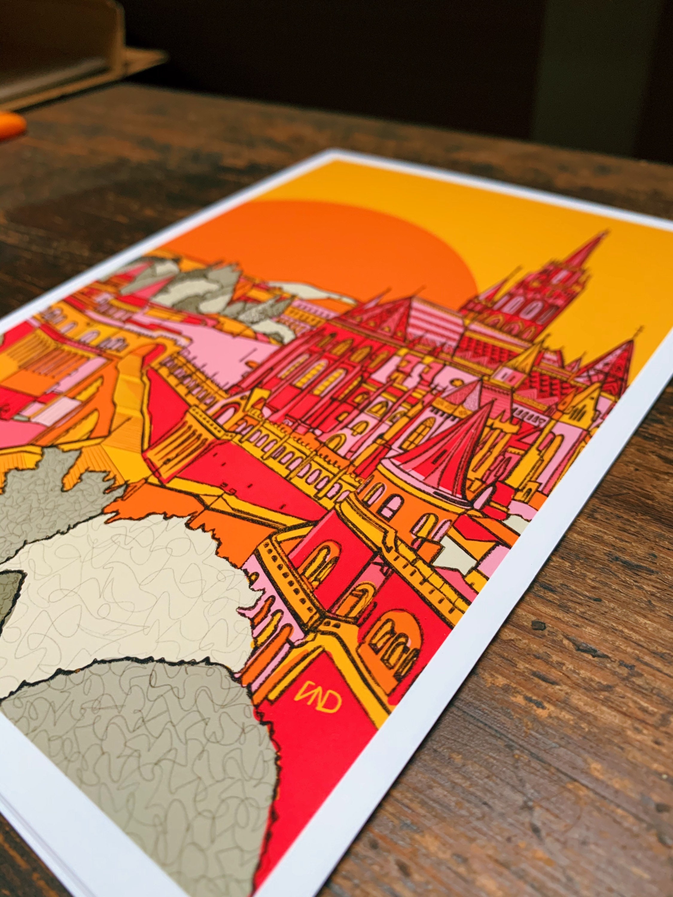 Budapest Hungary Art Print Budapest Drawing Budapest Wall Art - Etsy