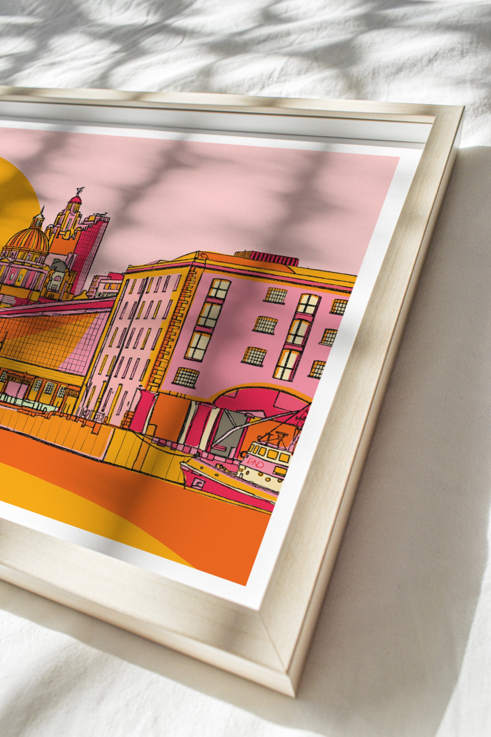 Liverpool Albert Dock Art Print Colourful Wall Art Travel - Etsy UK