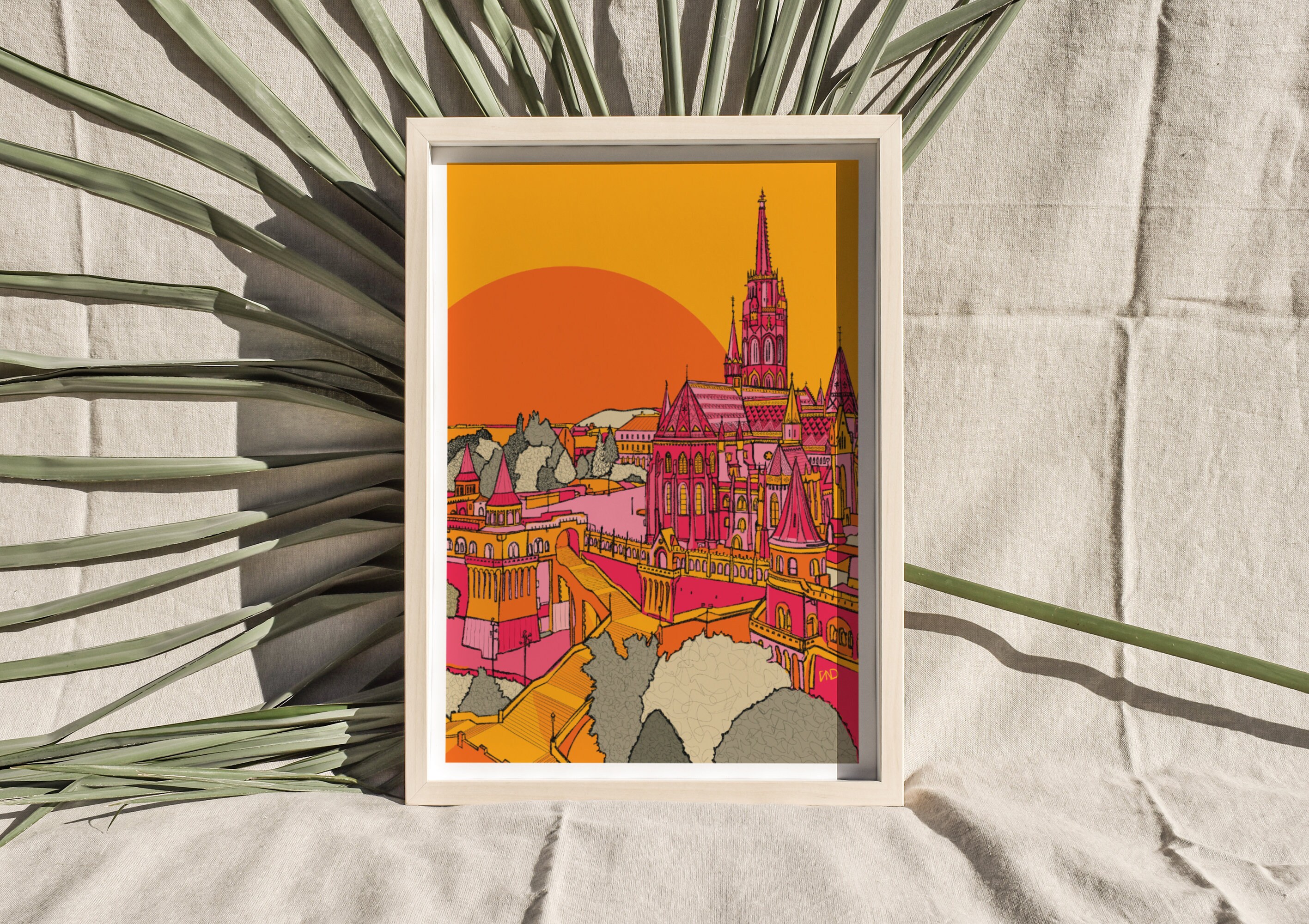 Budapest Hungary Art Print Budapest Drawing Budapest Wall Art - Etsy