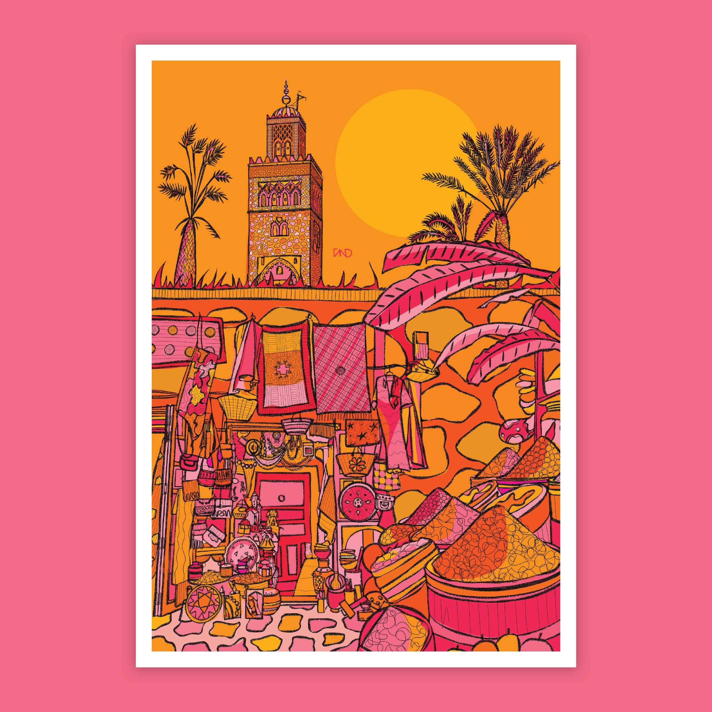 Marrakech Art Print Living Room Wall Art Travel Prints - Etsy