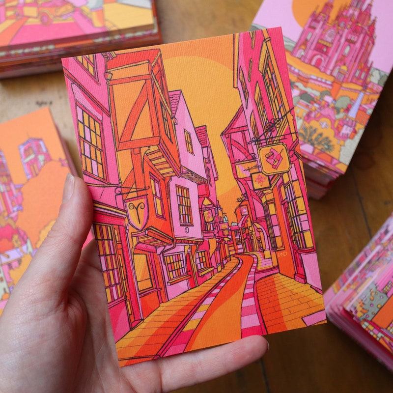 Postcards Yorkshire - Etsy UK